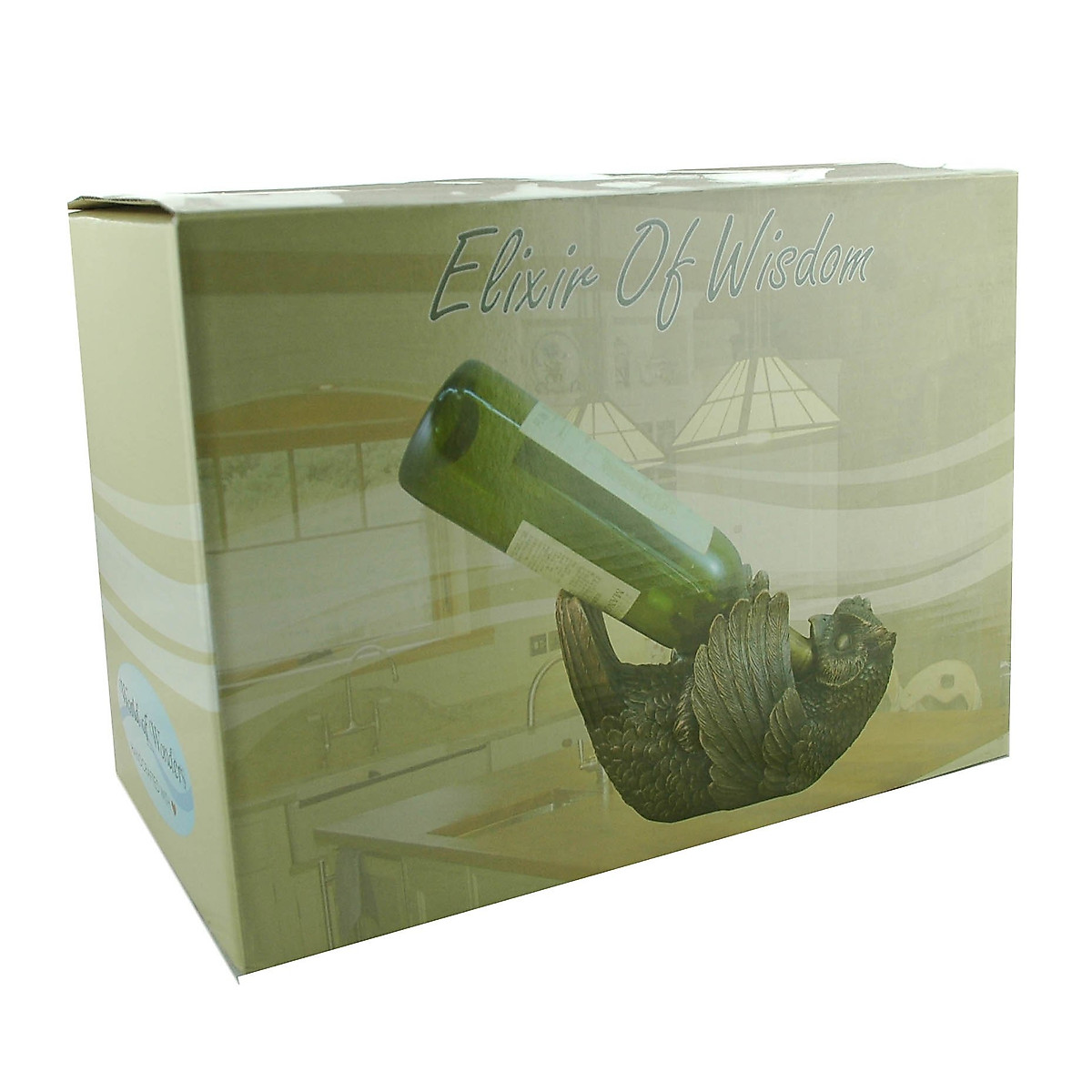 DWK Corporation DWKHD41465 Owl Wine Holder (Set of 1)