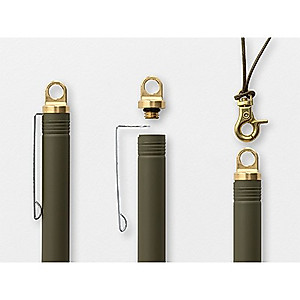 MIDORI BRASS BALLPOINT PEN OLIVE EDITION