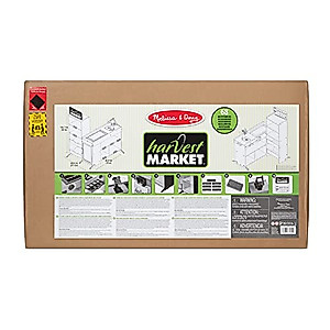 Melissa & Doug Harvest Market Grocery Store and Companion Collection Accessories