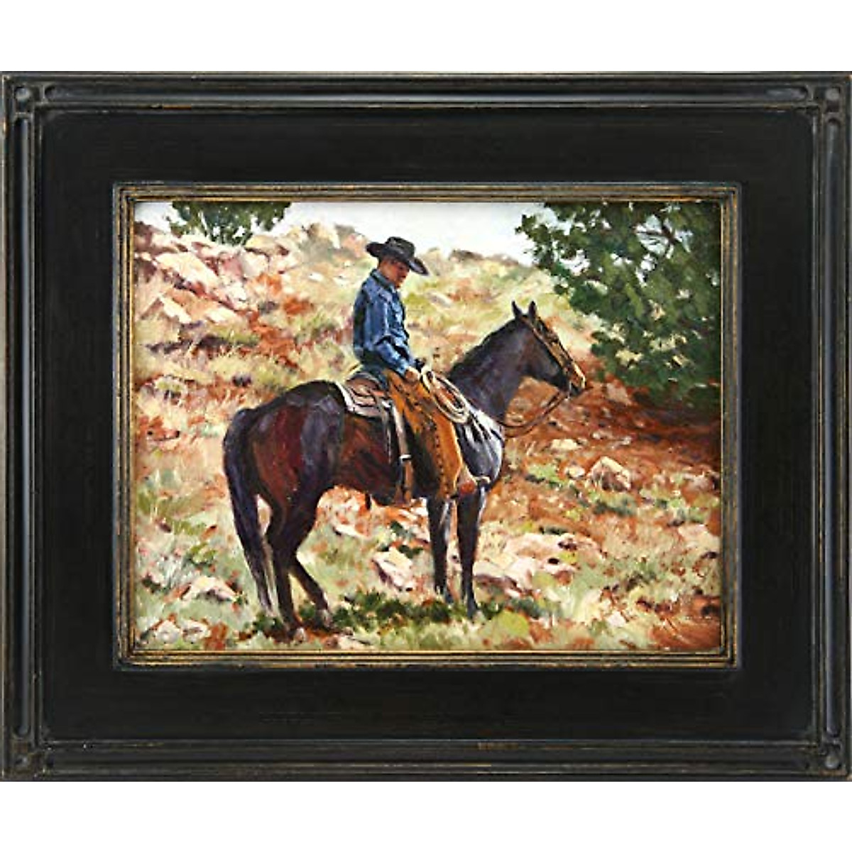 Hillside Watch by Jan Mapes, Original Oil on Linen, 11" x 14"