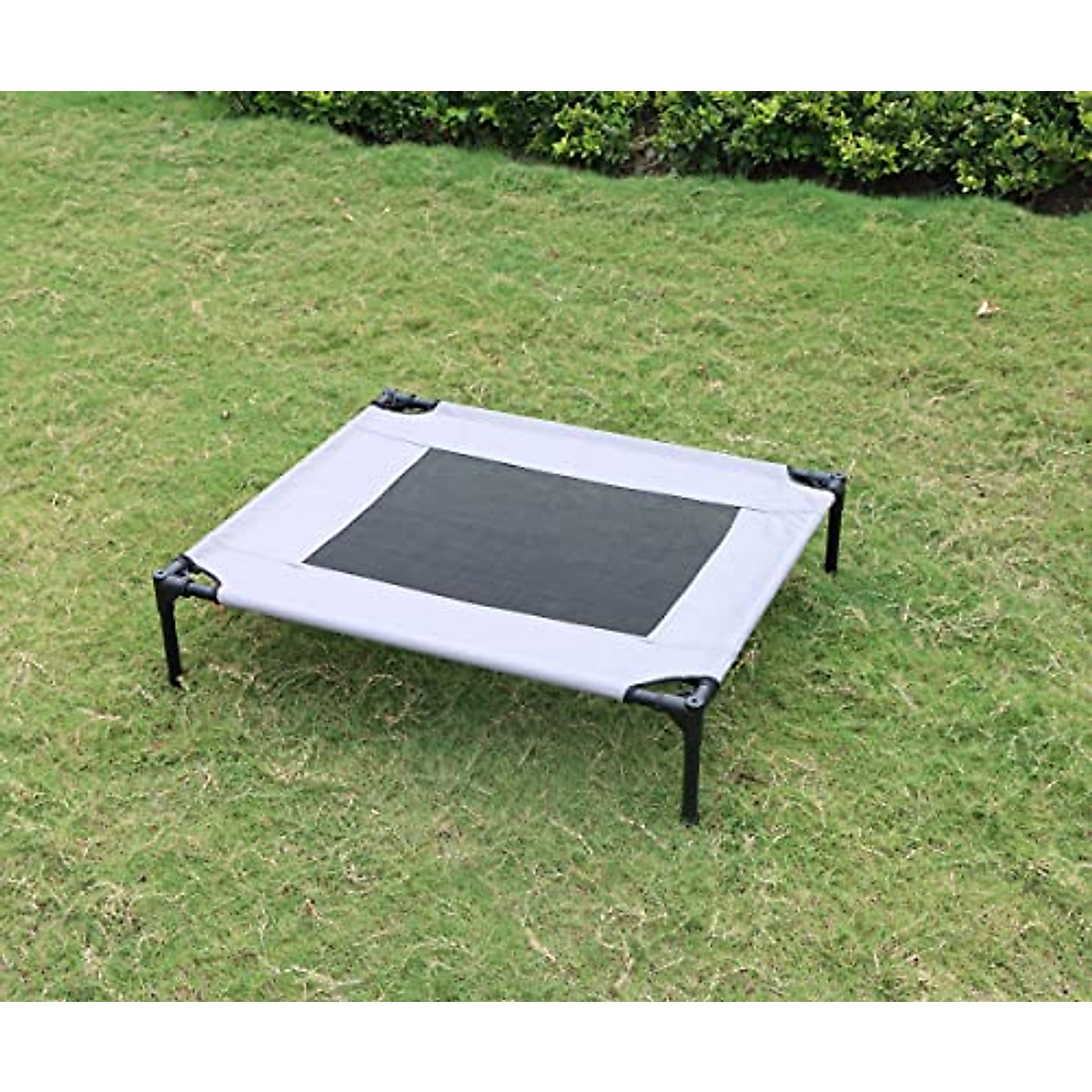 VANFOND Elevated Dog Bed with Canopy , Raised Mesh Canopy Pet Cot for Small/Medium Dogs Outdoor Camping or Beach