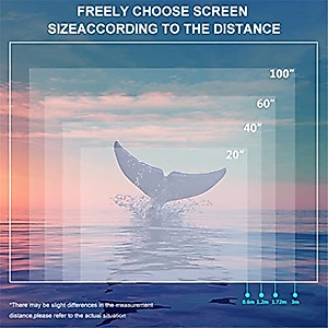 QFWCJ Portable Mini Projector PTY60 Support 1080P LED Home Theater Media Mobile Player Home Office Video Projector (Color : Black Mirroring, Size : 139 * 102 * 63mm)