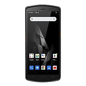 Android 12.0 Barcode Scanner Handheld PDA Terminal Support 1D/2D/QR Code 2/3/4G/ WiFi/BT/2.4G Dual Band Communication NFC and Fingerprint Function with 5.7 Inch Touchscreen for Supermarket