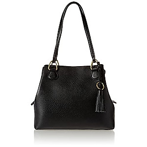 Bueno of California Marshmellow Grain Tote, Black