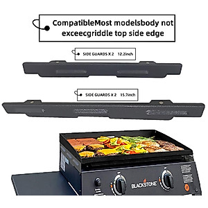 Wind Guards for Blackstone 28' Griddle, Magnetic Wind Screens, Blackstone Griddle Accessories, Fit for Blackstone Grill, Magnetic Stainless Steel Wind Screens Protect Flame Hold Heat(Iron, 28"inch)