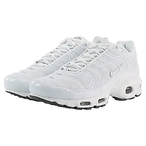NIKE mens Air Max Plus SE TN1 Tuned Sneaker, White/Black/Cool Grey, 12
