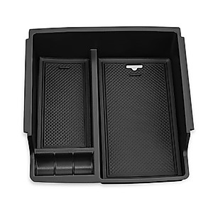 Klutchtech Center Console Organizer for Bronco 6th Gen.4/2 Door, Armrest Storage Box Console Tray Compatible with Bronco Accessories 2021 2022 2023- Upper Tray