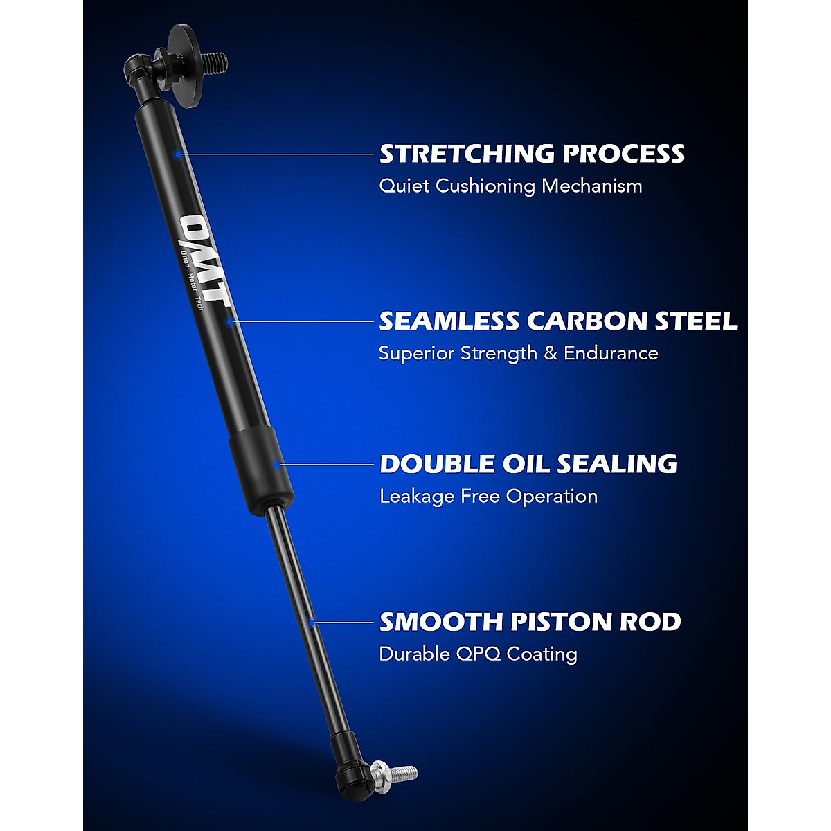 Orion Motor Tech Tailgate Assist Compatible with 2002-2008 RAM 1500, 2003-2009 RAM 2500 3500, Heavy Duty Tailgate Shock Truck Tailgate Lift Assist