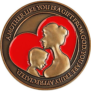Mothers Coin, I Love You Mom Token of Appreciation, Gift for Mom, Mother's Day or Birthday Gifts for Mom from Son, Daughter, or Husband. Proverbs 31:28, Gift Idea for Women Who Have Everything