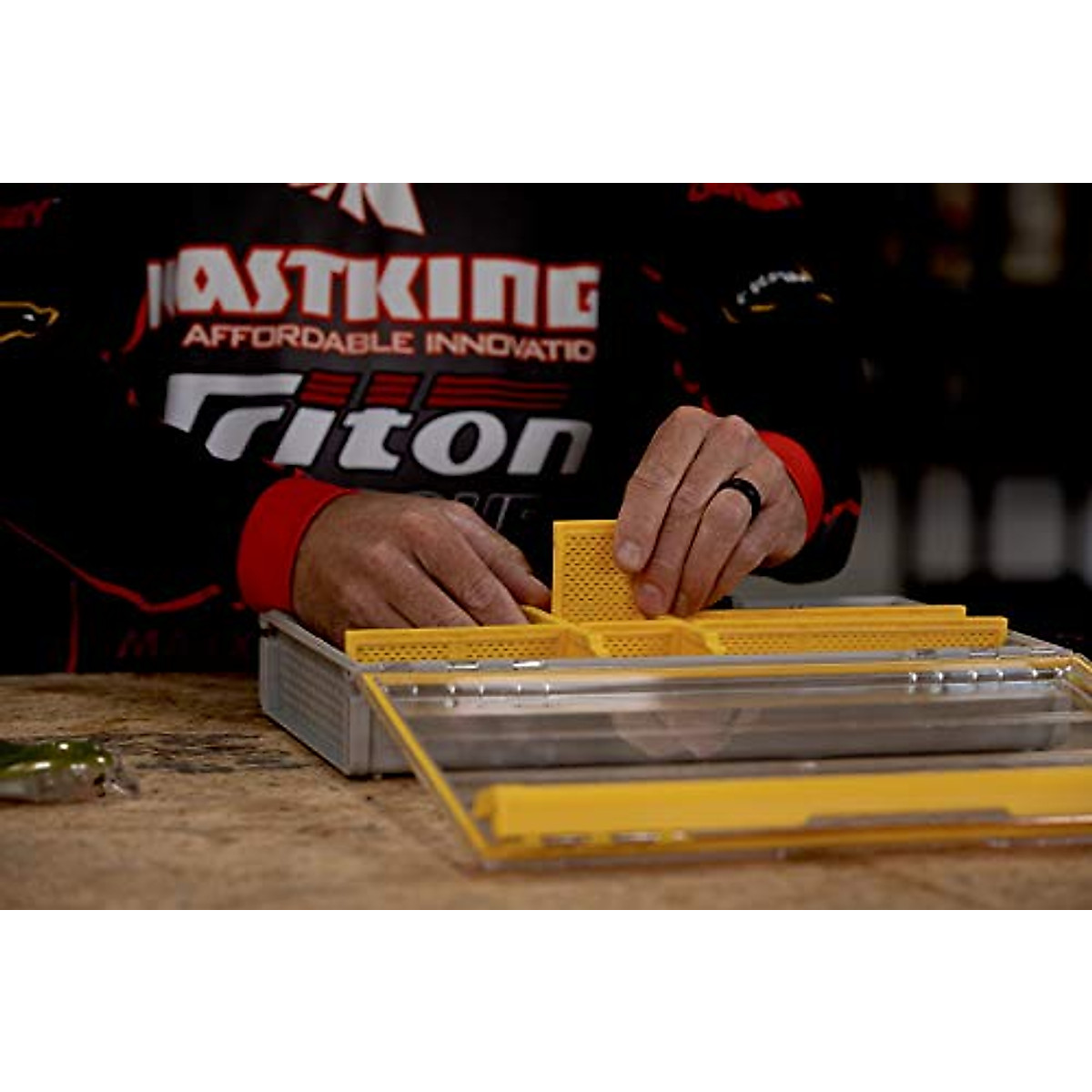 Plano Edge Flex 3700M Tackle Storage | Premium Tackle Organization with Rust Prevention | Includes 38 Flex dividers, Yellow/Gray