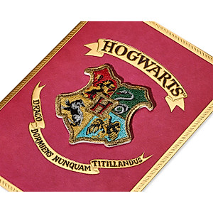 Papyrus Harry Potter Blank Card (Hogwarts Patch)