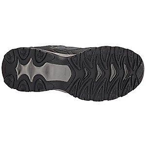 Skechers mens Afterburn Memory Foam Lace-up fashion sneakers, Navy, 10.5 X-Wide US