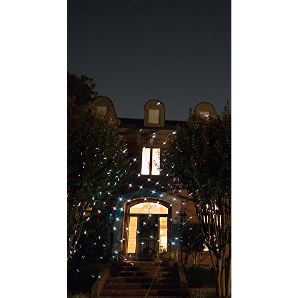 Ledmall Full Spectrum Motion Star Effects 7 Color with White Laser Christmas Lights Projector Outdoor