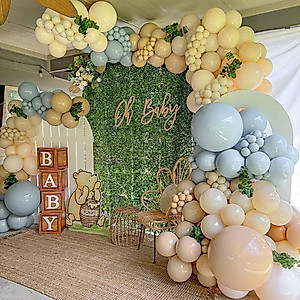 Teddy Bear Theme Balloon Garland for Gender Reveal (BLUE)