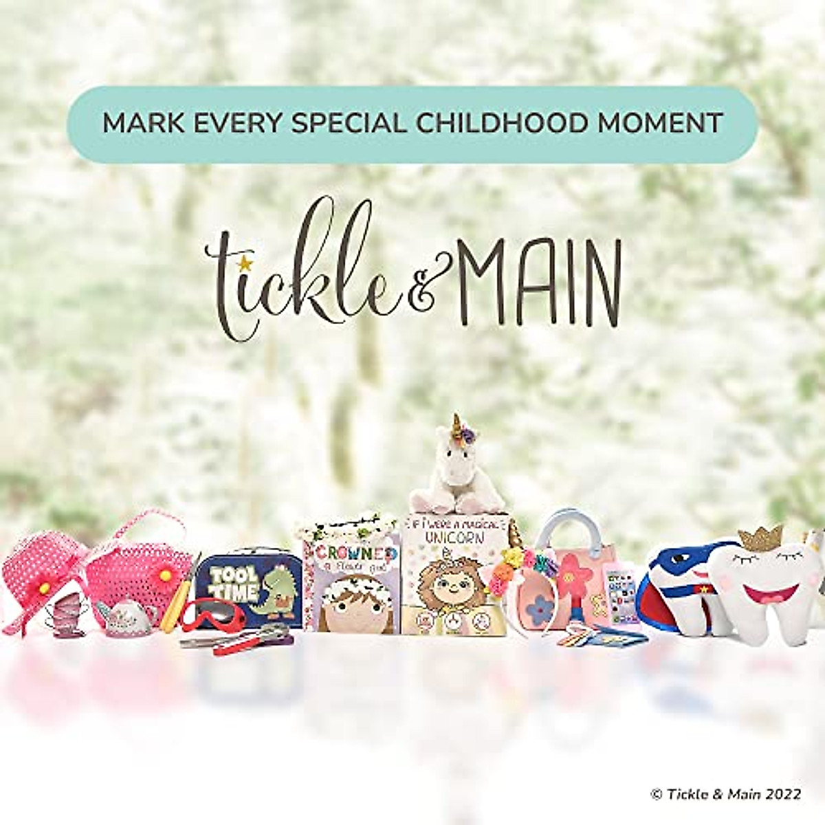 Tickle & Main Rub-a-Dub Gift Set, 5-Piece Bath Set Includes Elephant Hooded Towel, 3 Jungle Safari Squirt Toys, and Book for Boys and Girls!
