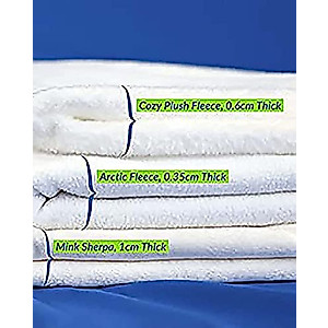 NAZENTI Personalized Personalized Baby Blankets - Custom Blanket for Girls, Rainbow Blanket with Name, Cute Newborn Gifts, Gifts for Christmas Baby Shower Birthday, Fleece Sherpa 30'x40' 50'x60' BL36