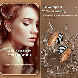 KEMBO A01 Powerful Bluetooth Earbuds AI Intelligent Noise Cancelling Earbuds Waterproof Headphone Sweat Resistance True Wireless Earbuds for iPhone Android Gaming Earbuds with Microphone Sport