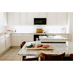 Villa Acacia Raw Wood Slab Serving Platter, Extra Long 22 Inches for Bread Board or Cheese Tray, Single, 22 Inch