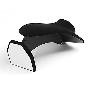 Comelyjewel 2pcs/pack 21cm Black Velvet Necklace Small Holder Stand Display Stands Mannequin Bust Jewelry Organizer Displays For Shop Event Shows