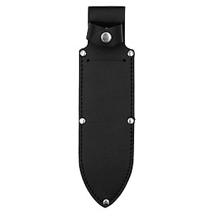 Zenport Soil Knife K248 ZenBori with Wood Handle, Sheath and Depth Measurement, Silver