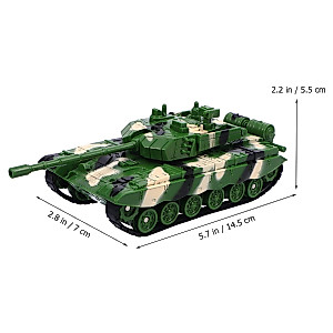 Toddmomy Tank Models Plastic Tanks Kids Toys Vehicle Toys Deck Decor for Kids Boys Girls