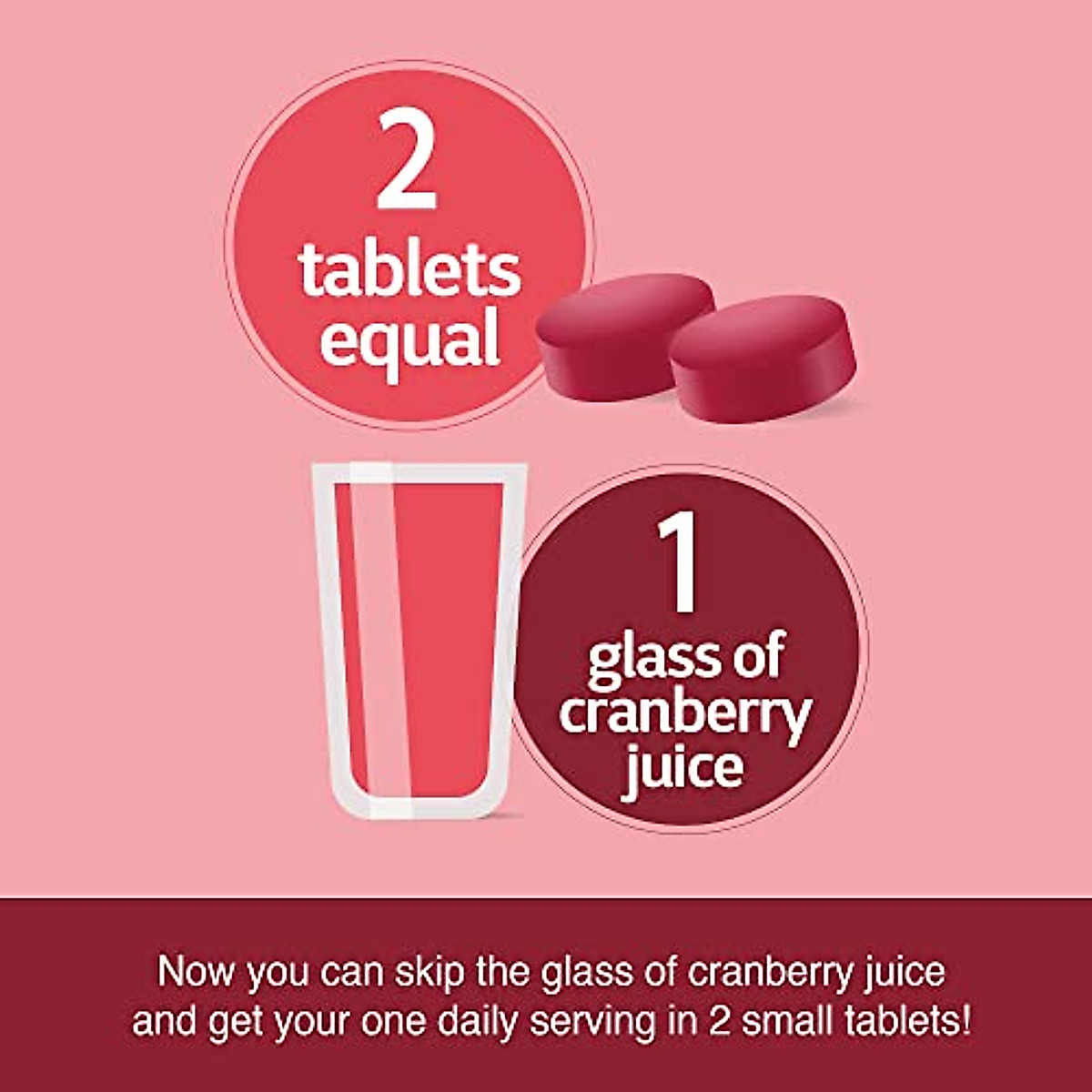 21st Century Cranberry Plus Probiotic Tablets, 60 Count