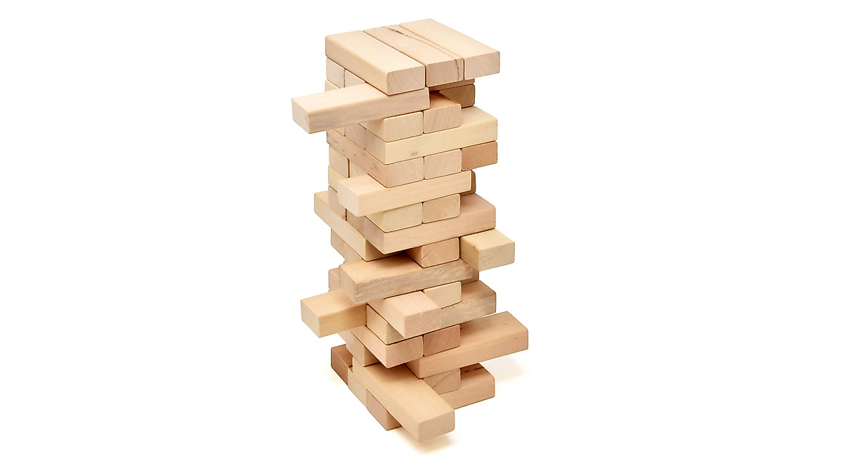 Number 1 in Gadgets Wooden Stacking Blocks - Classic Tower Game