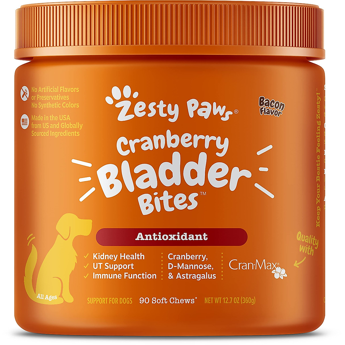 Cranberry Soft Chews for Dogs - Kidney, Bladder & Urinary Tract Wellness Supplement + Scoot Away Soft Chews for Dogs - with Bromelain
