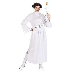 STAR WARS Adult Princess Leia Hooded Costume, Womens Halloween Costume - Officially Licensed Medium