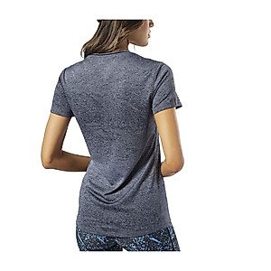 Reebok Womens OSR Knit Basic T-Shirt, Grey, XX-Small