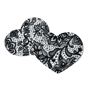 Bamboobies Women’s Nursing Pads, Reusable and Washable, Flirty Lace, Variety Pack, Leak-Proof Pads for Breastfeeding, 6 Pairs