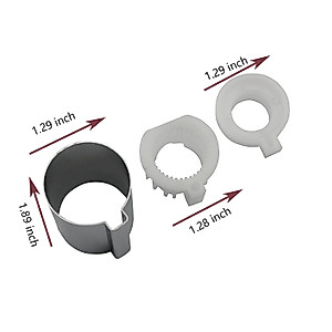 YHXiXi Stop Tube and Temperature Limit Stop Kit Replacement Faucet Valve Cartridge, Small, Chrome