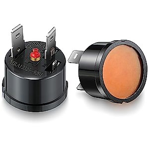 Dreyoo 2 Pcs Refrigerator Compressor Overload Protector, Replacement for 6750CL0001D Thermistor Assembly Parts, Replacement and Compatible with Some/LG and Kenmore Refrigerators