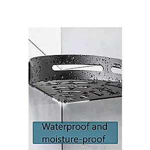 Winmien 2-Pack Corner Shower Caddy，No Drilling Wall Mounted Adhesive Bathroom Shelf，Aluminum Storage Organizer for Bathroom, Toilet, Kitchen and Dorm