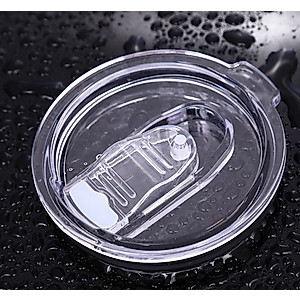 Weierken 30 oz Tumbler Replacement Lids, 2 SPILL PROOF - Sliding Lids for Yeti & Old NO LEAK & Splash Proof & Sealed Replacement with an Inside Diameter of 3.7-3.74 Inches(30oz 2pack)