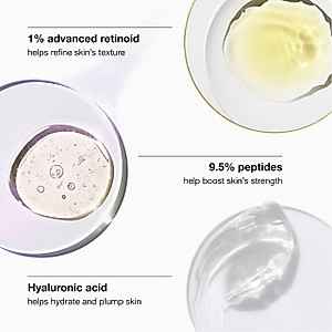 Clinique Smart Clinical Repair Wrinkle Correcting Face Serum With Hyaluronic Acid, Peptides + Advanced Retinoid Serum | Anti-Aging + Hydrating, 3.4 Fl Oz