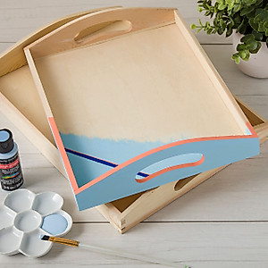 6 Pack: 13”; Wooden Tray by Make Market®