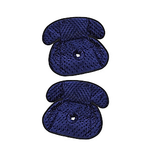 Piddle Pad Car Seat Protector, 2PCS Waterproof Carseat Liner Toddlers and Infants, Piddle Pad for Safety Carseats Strollers Potty Training and Dinner Chair Machine Wash and Dry Anti Slip(Blue+Blue)