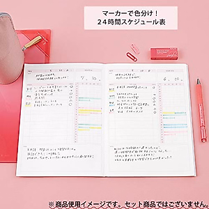 Kokuyo Campus Study Planner Notebook, Daily Ruled, A5, Mint Green, for 63 Days, Japan Import (NO-Y82MD-G)