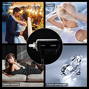Godox DP600III 600Ws GN80 Studio Flash Strobe Monolight with Bowen Mount, 5600K±200K, 1/2000-1/800S Flash Duration, 1s Recycling time, Built-in Godox 2.4G Wireless System(110V)