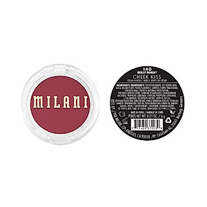 Milani Cheek Kiss Cream Blush- Cream to Gel Blush for Cheek and Lip Tint