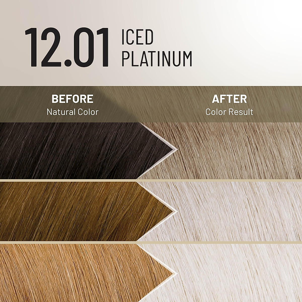 Il Salone Milano Plex Rebuilder Permanent Hair Color Cream - 12.01 Iced Platinum Professional Hair Dye Kit for a Natural Gloss & Glaze - Paraffin, Paraben, and Alcohol Free