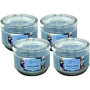 Mainstays 11.5oz Scented Candle 4-Pack (Country Holiday)
