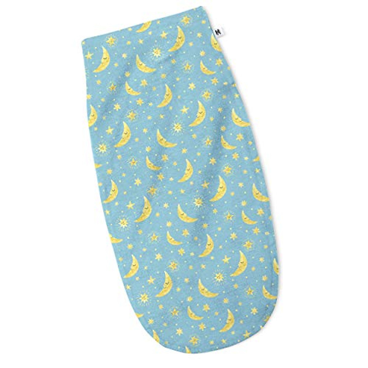 Henry Hunter Baby Swaddle Sack | The Simple Swaddle | Soft Stretchy Cotton Swaddles for Newborns | Baby Swaddles 0-3 Months, Swaddle Blankets for Baby Boy, Pack of 3, Cloud | Moon | Light Heather