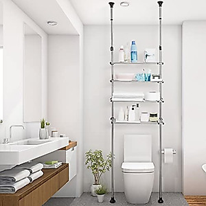 DAHOOMII Over The Toilet Storage Shelf Laundry Room Organizer Rack 0777-26 0