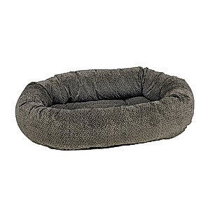 Bowsers Donut Bed, Medium, Pewter Bones