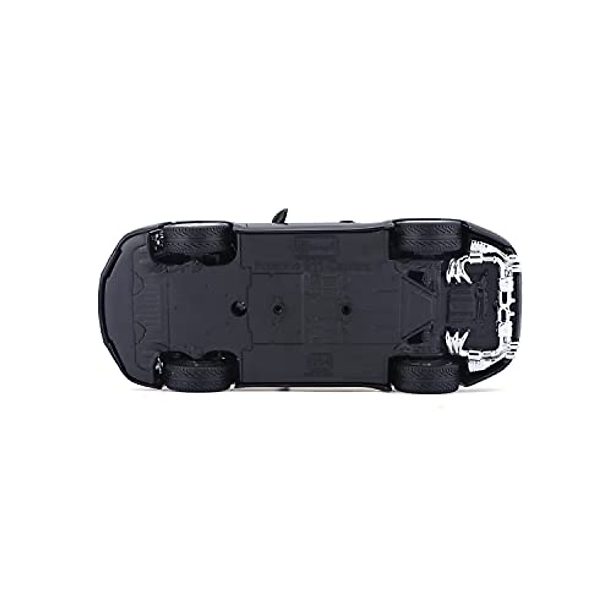 Bburago Diecast Model Car Porsche 911 Carrera S Black with Silver Wheels 1/24 21065