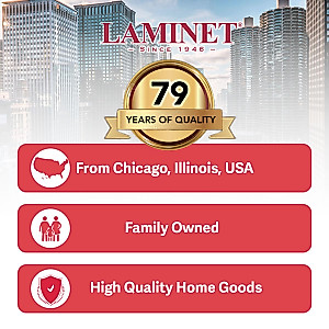 LAMINET 6 Piece Quilted Dinnerware Storage Starter Set - Includes 4 Plate Cases, 1 Cup Case & Platter Case - White