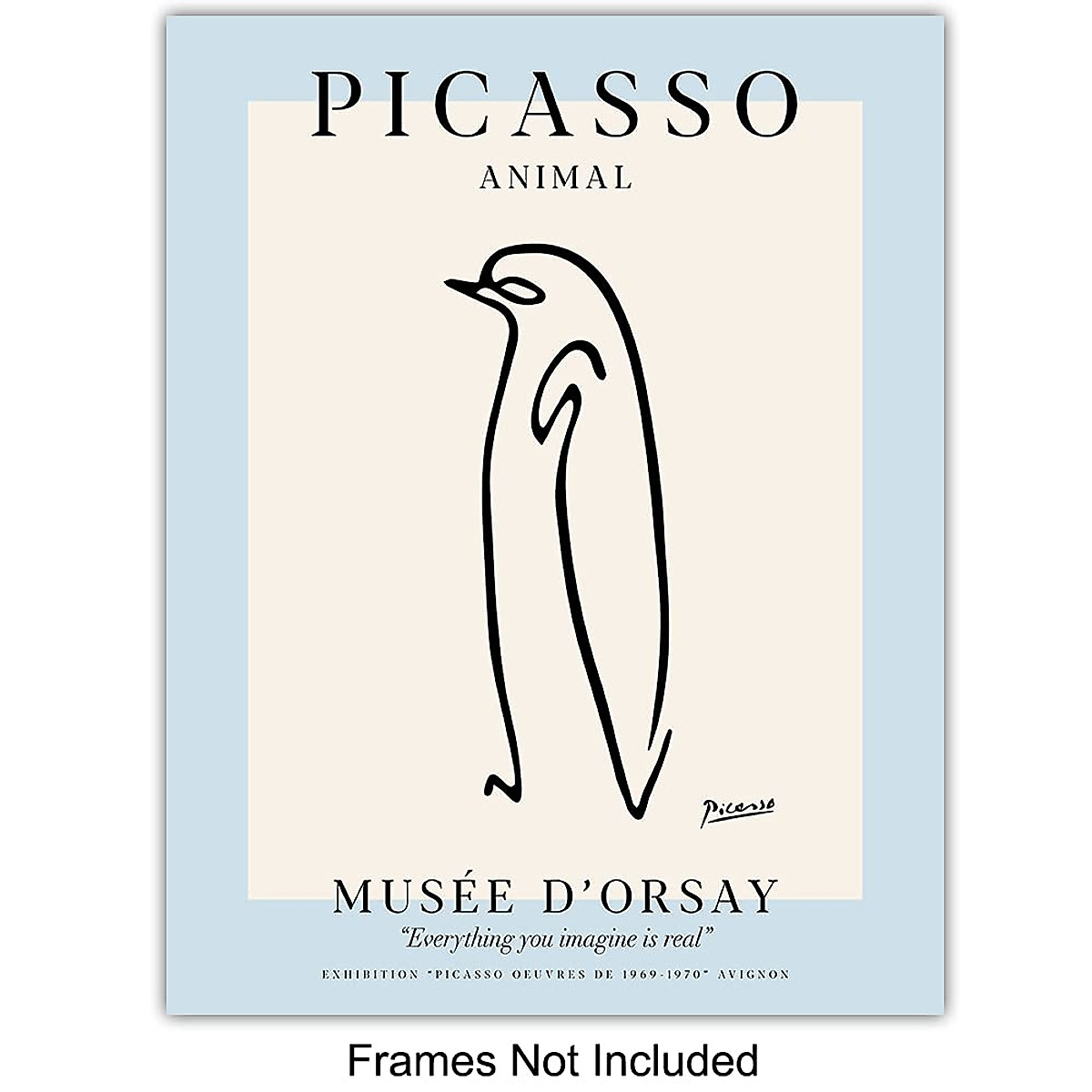 Pablo Picasso Wall Art & Decor - Gallery Wall Art Set - Cat Home Decor - Picasso Poster - Pablo Picasso Poster Prints - Modern Wall Art - Contemporary Wall Art - Housewarming Gifts for Women