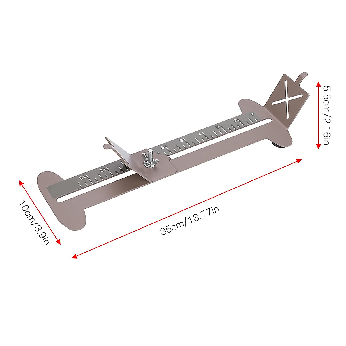VGEBY Paracord Jig Kit, Stainless Steel Paracord Bracelet Jig Frame DIY Craft Maker Tool with Braided Rope, Fastening Buckle, Paracord Bracelet Clasps Paracord Buckles and